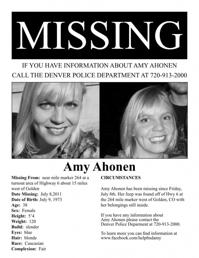 UNSOLVED SUSPICIOUS DEATH: AMY AHONEN – LAST SEEN ALIVE