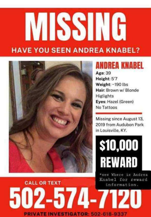 UNSOLVED DISAPPEARANCE: ANDREA KNABEL + UNSOLVED HOMICIDE: OPELIKA JANE ...