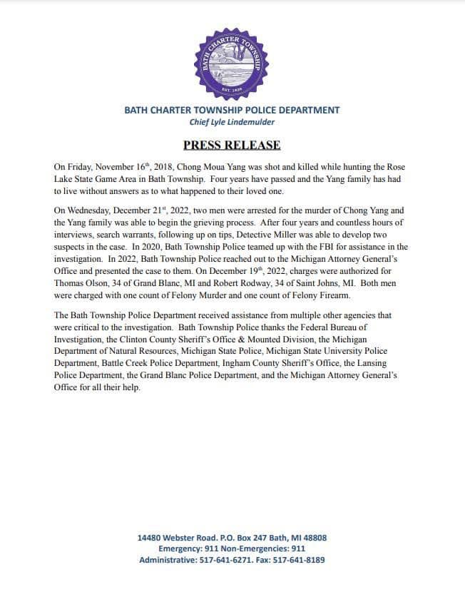 BREAKING UPDATE: TWO MEN HAVE BEEN ARRESTED AND CHARGED WITH THE MURDER ...