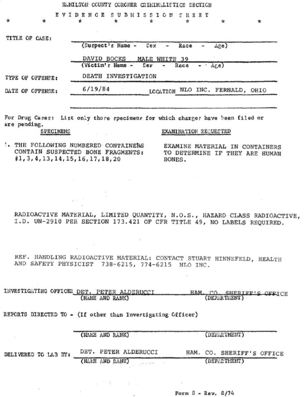 UNSOLVED SUSPICIOUS DEATH: DAVE BOCKS – LAST SEEN ALIVE